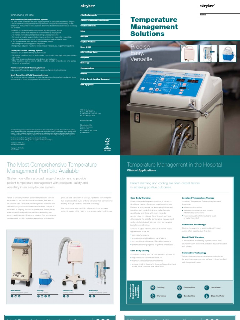 Temperature Management Solutions: Precise. Easy. Versatile | PDF ...