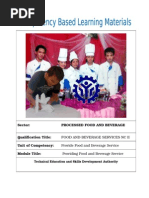 Waiter Skill Testing | PDF | Tableware | Hygiene