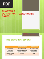 Zero-Rated Sales | PDF | Invoice | Value Added Tax