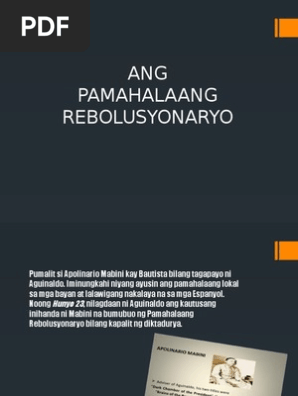 Pamahalaang Rebolusyonaryo Kahulugan | rebolusyonge