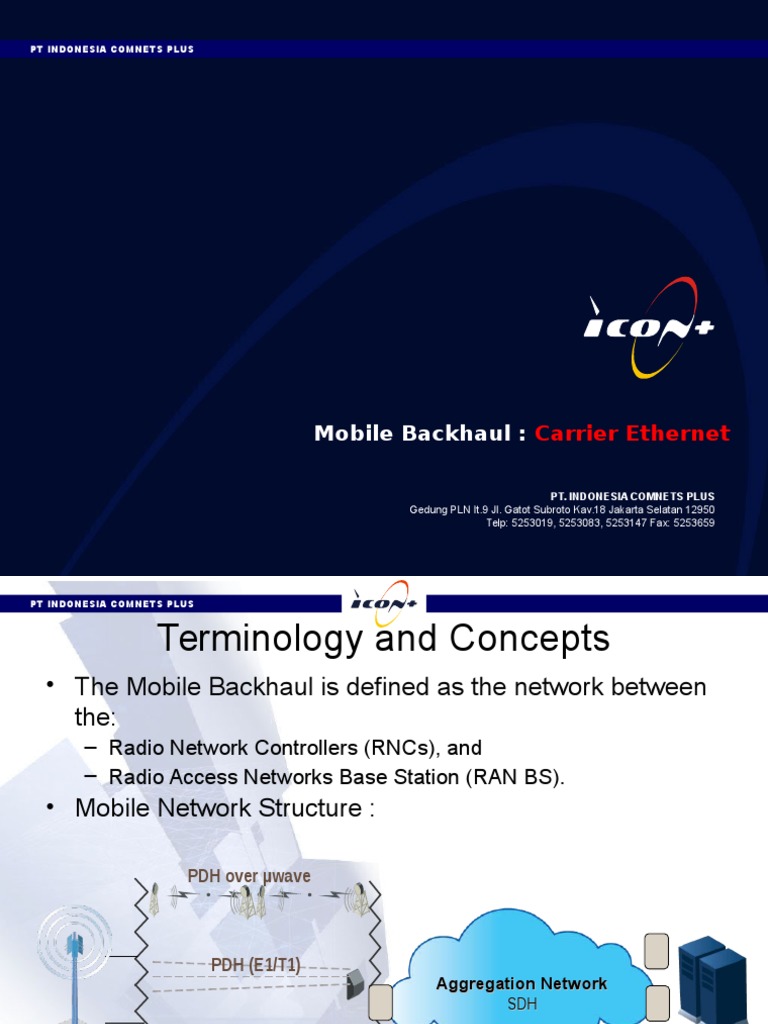 Icon+ For Mobile Backhaul v1 | PDF | 3 G | Lte (Telecommunication)