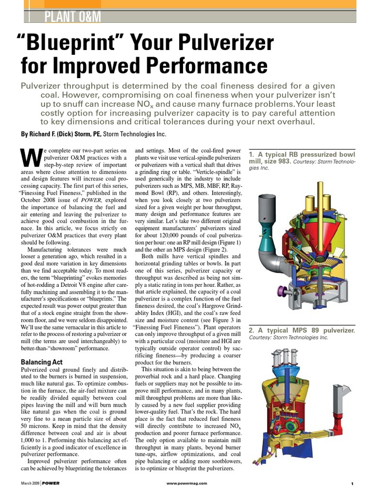 Optimizing Pulverizer Performance Through Careful Attention to ...