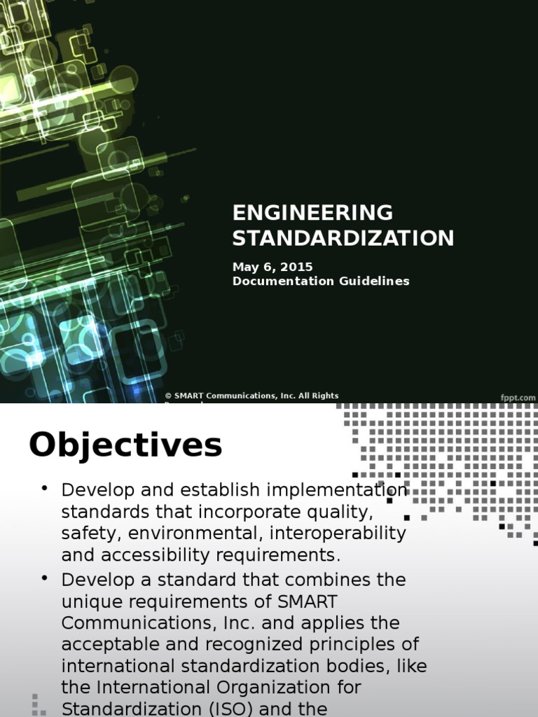 Standardization Presentation | PDF | Standardization | Interoperability
