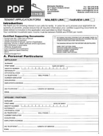 Imizi Application Form | PDF