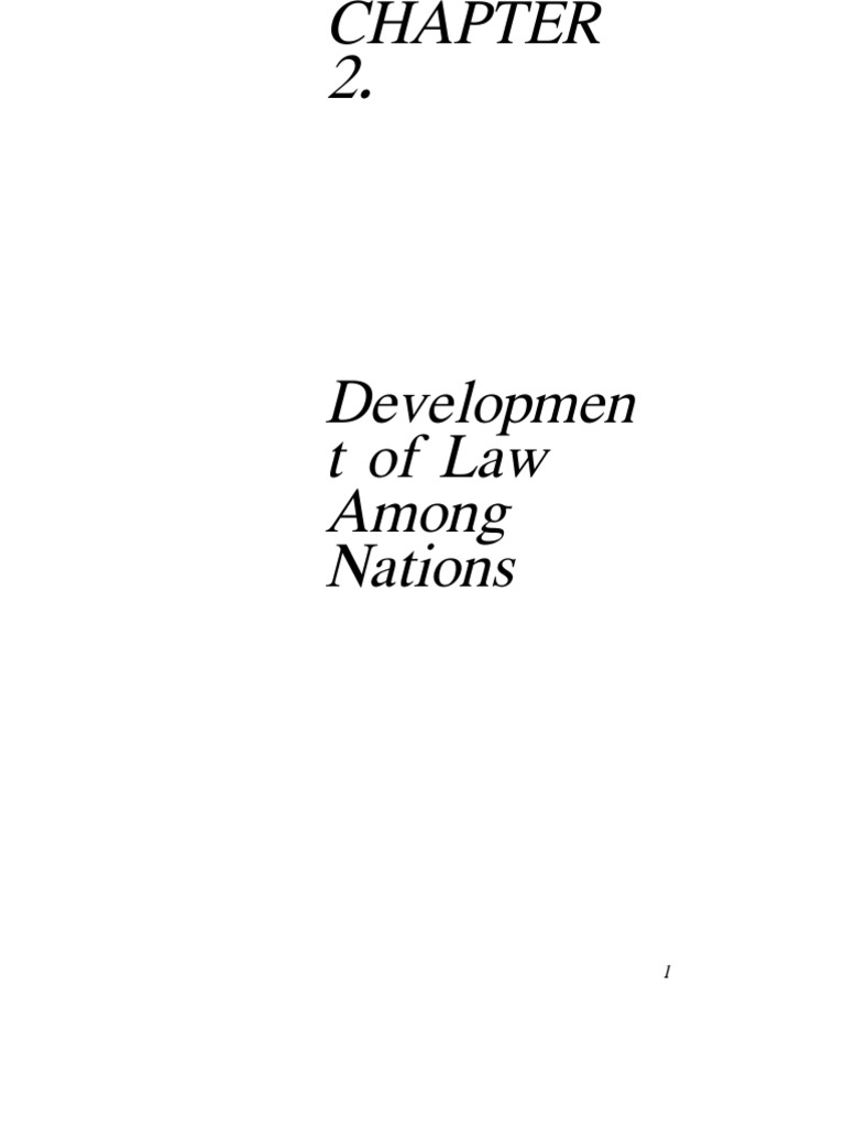 Development of International Law | Download Free PDF | Jurisprudence ...