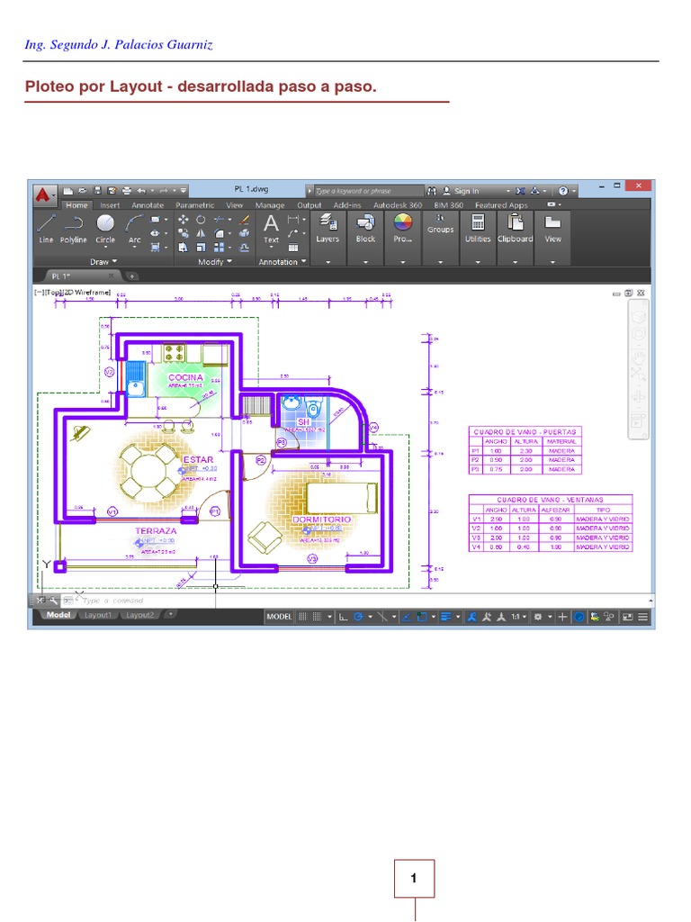 Guia de Impresion Layout Autocad | PDF