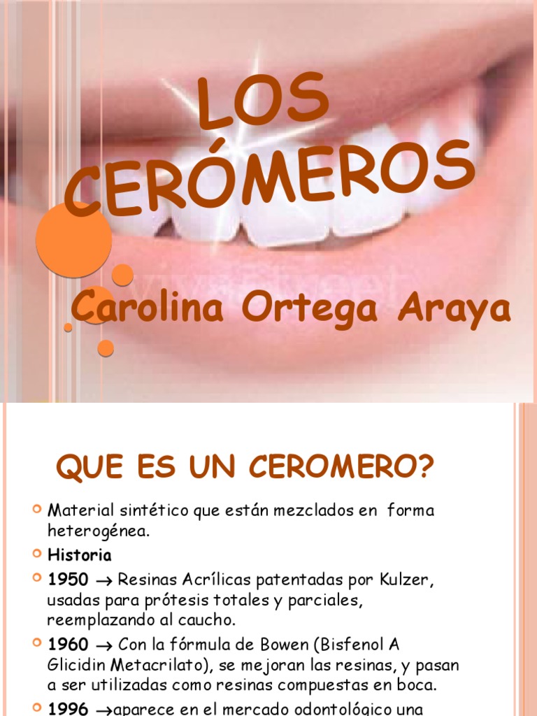 Ceromeros | PDF | Dentadura postiza | Diente humano