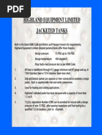 Jacketed Vessel Design | PDF | Steam | Heat Transfer