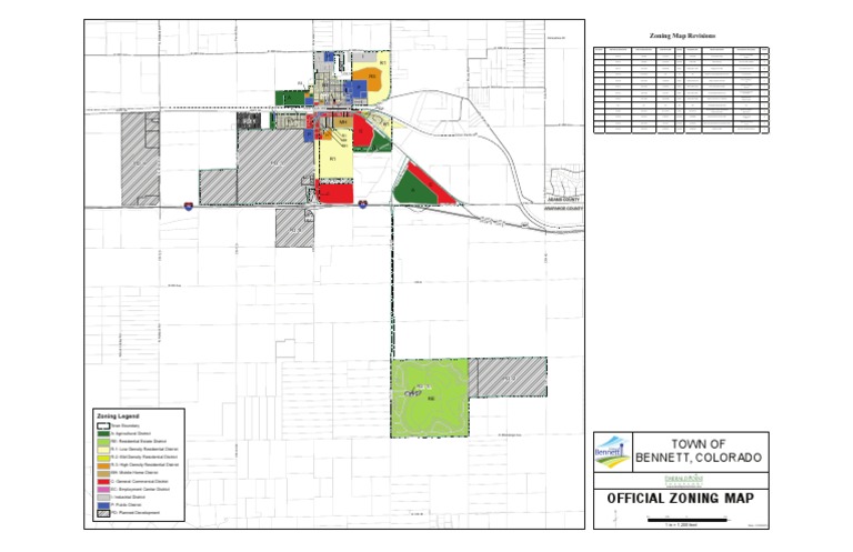 Town of Bennett Zoning Map | PDF