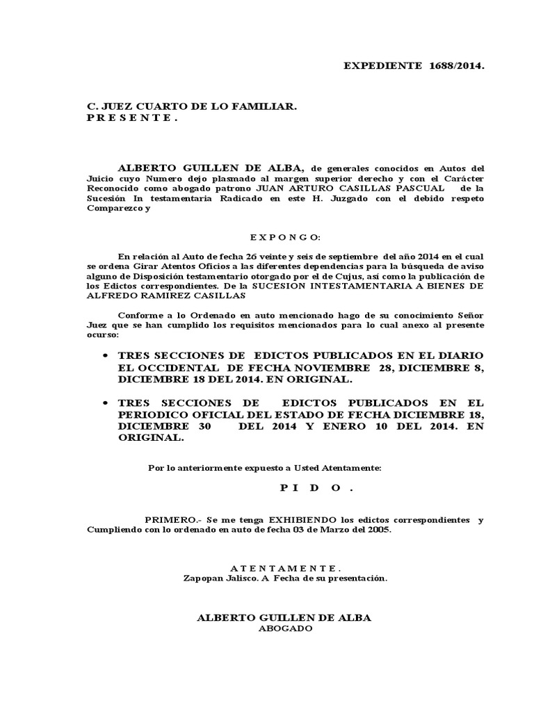 Edictos | PDF