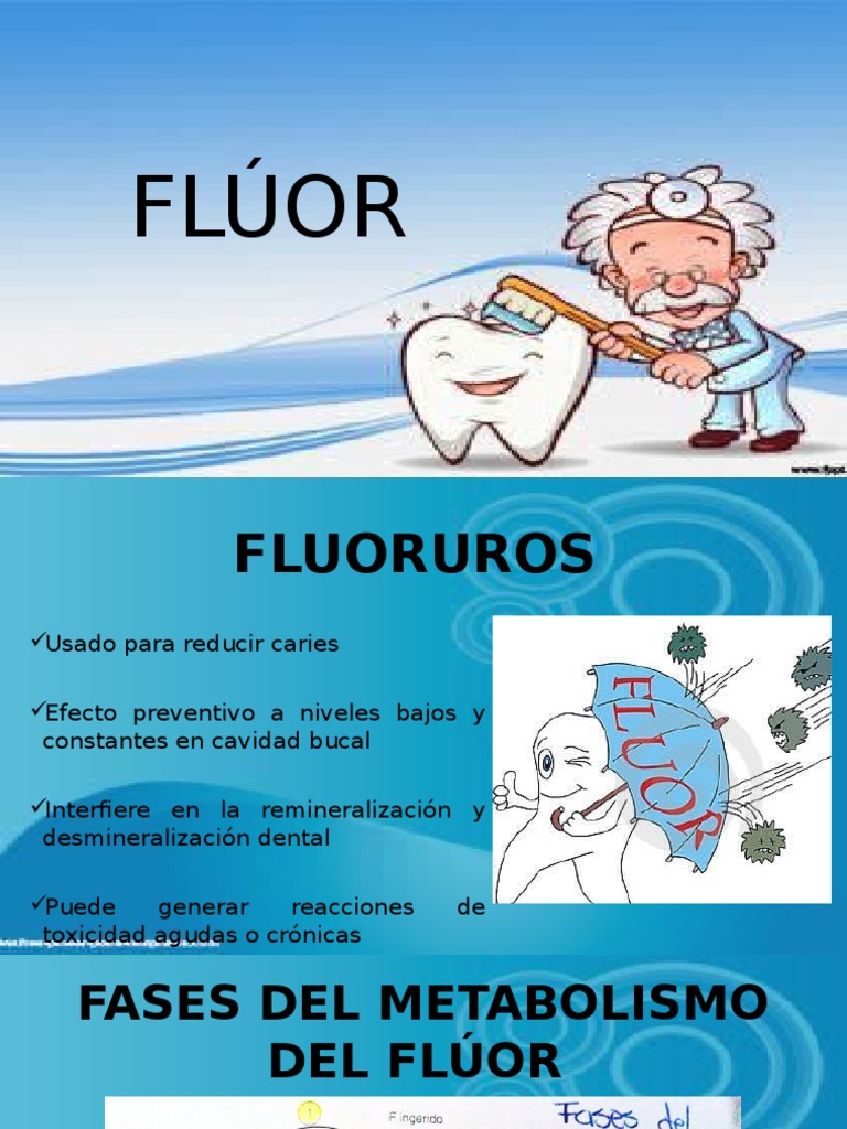 Generalidades Del FLÚOR | PDF | Flúor | Diente humano
