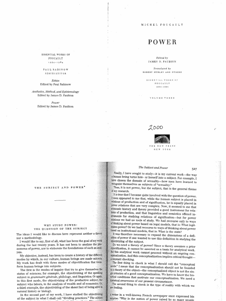 Foucault on Subject and Power Dynamics | PDF | Rationalism | Communication