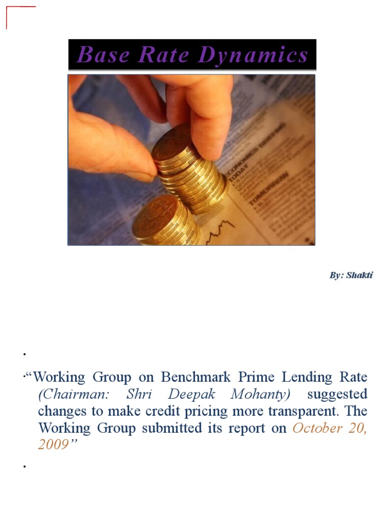 Base Rate Calculation | PDF