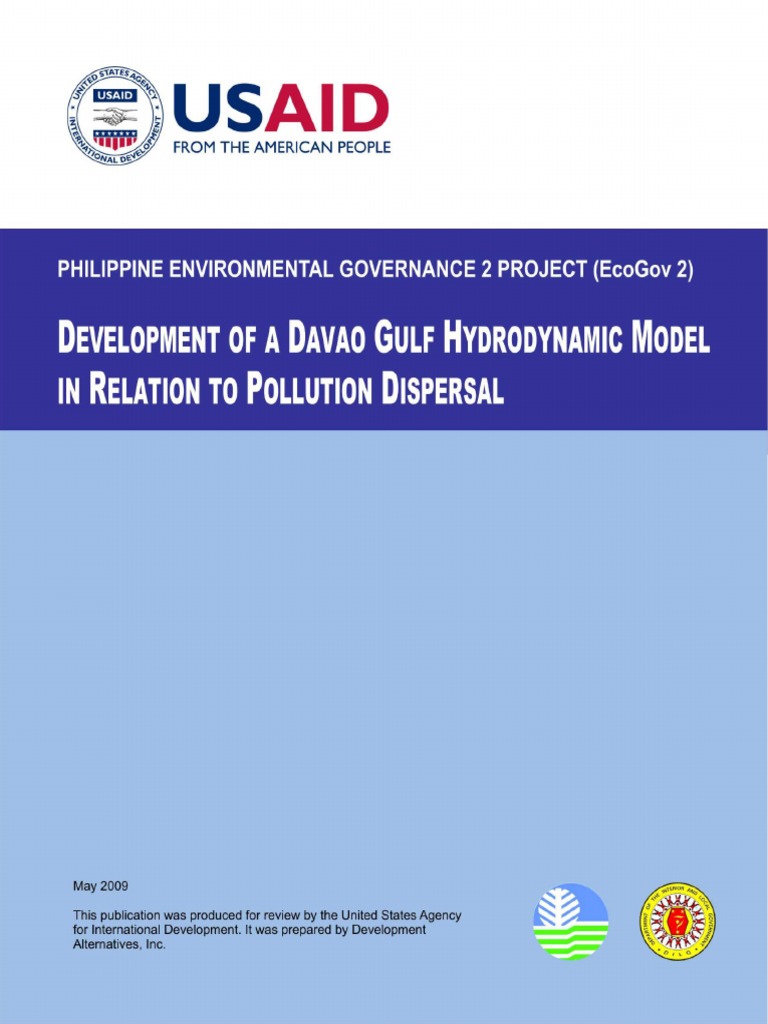 Davao Gulf Hydrodynamic Model | PDF | Sediment | River