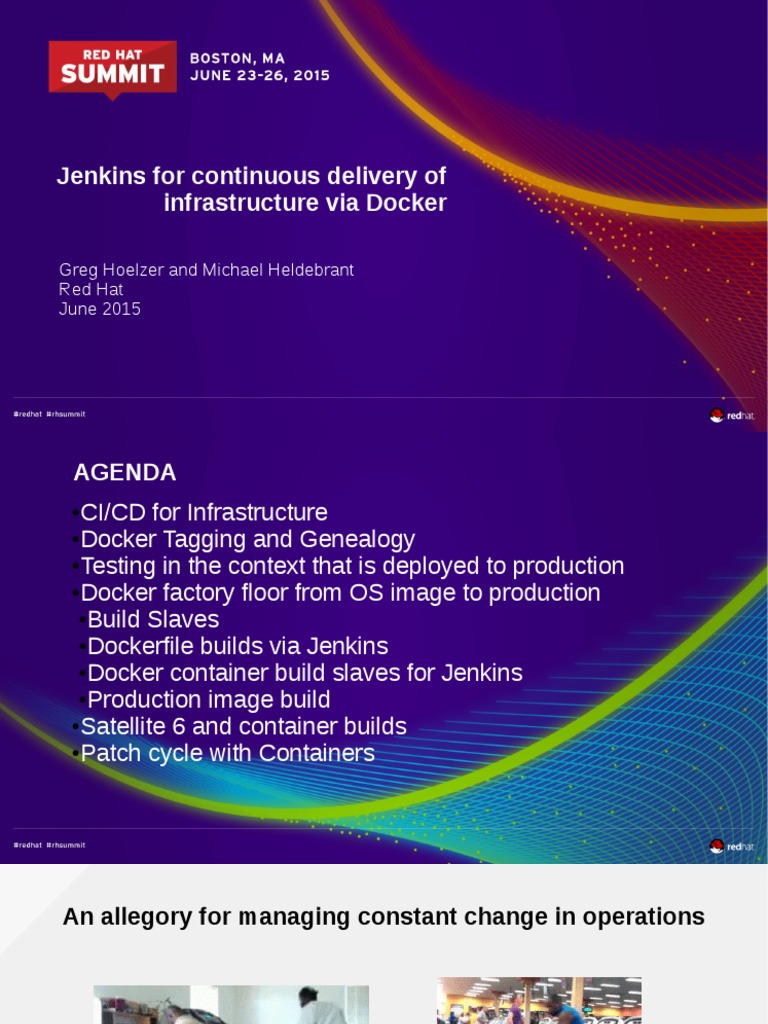 Continuous Integration Continuous Delivery Via Containers PDF | PDF | Computing | System Software