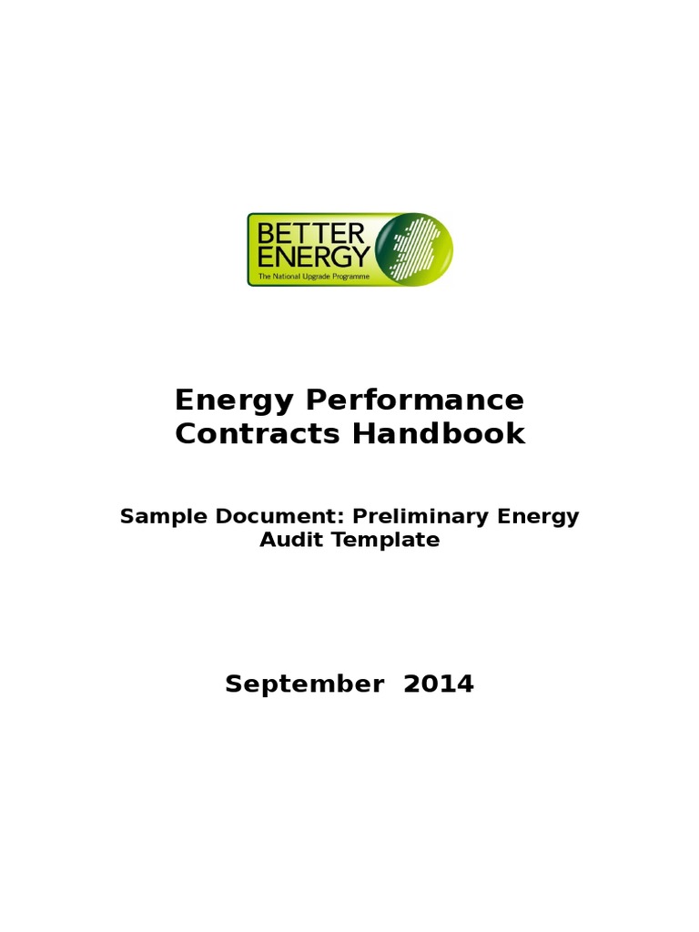 Sample Document Preliminary Energy Audit Template | PDF | Audit ...
