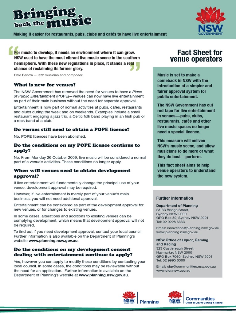 BB Music Factsheet | PDF | Government