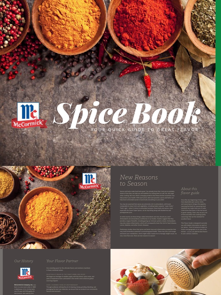 McCormick Spice and Health Guide | PDF | Fennel | Curry