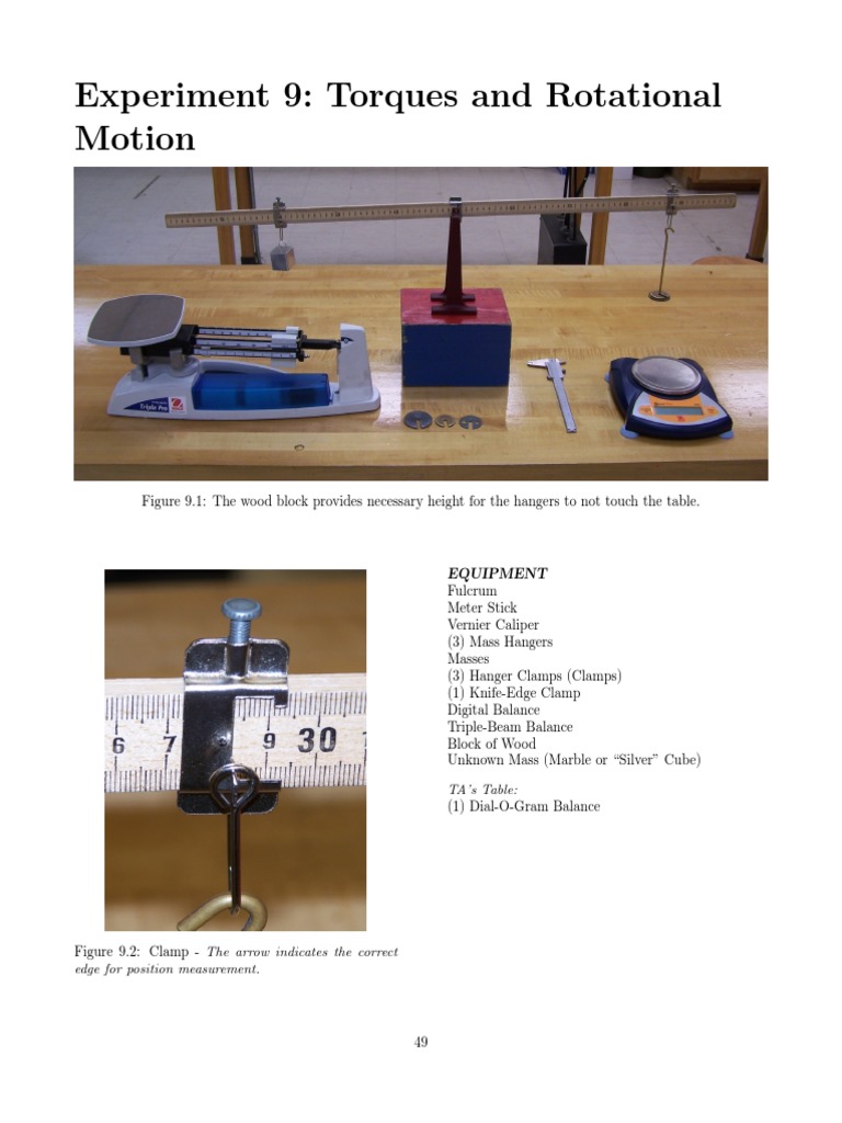 Physics | PDF | Torque | Rotation Around A Fixed Axis