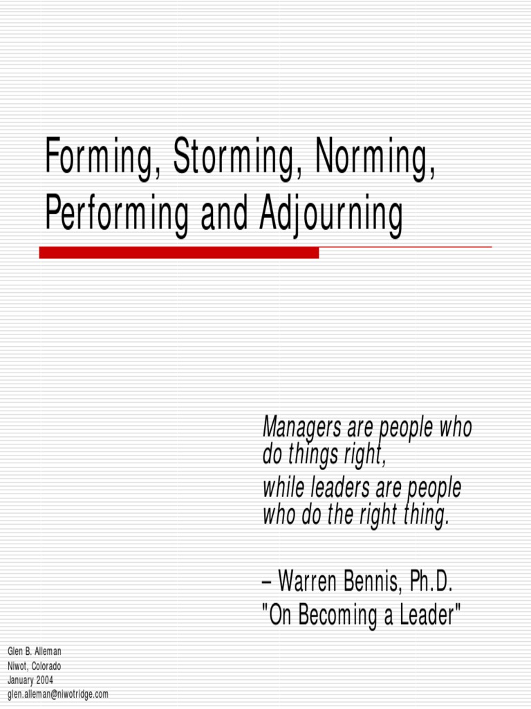 Form Storm Norm Perform | PDF