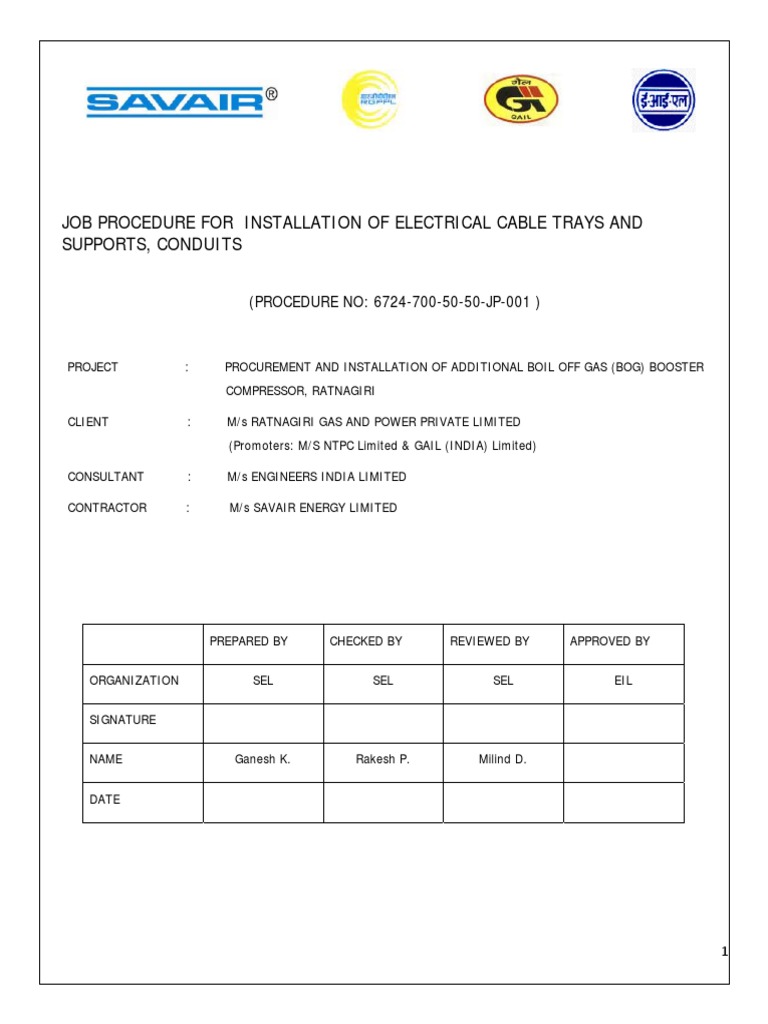 Electrical | PDF | Cable | Quality Assurance