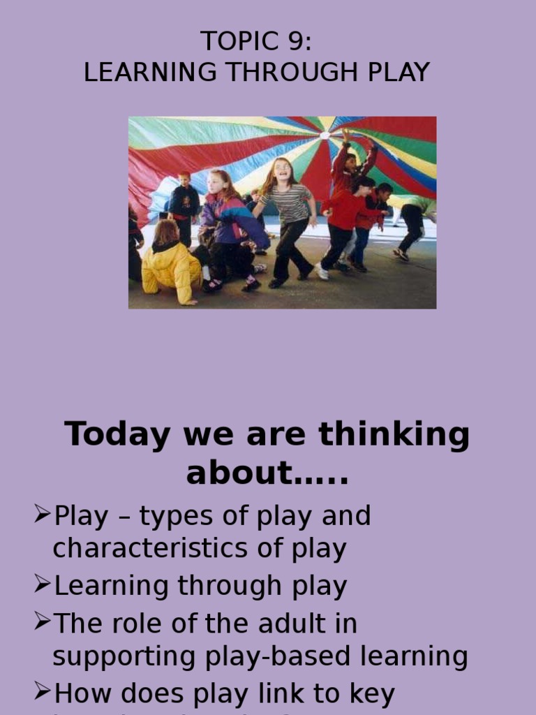 Learning Through Play | PDF | Early Childhood Education | Learning