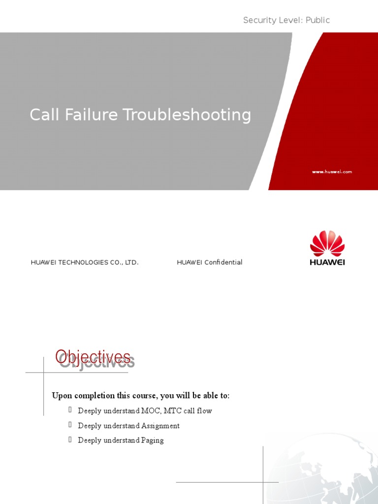 Call Failure Troubleshooting | PDF | Troubleshooting | Mobile ...