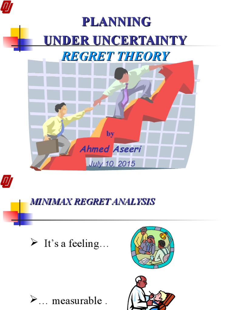 Regret Theory | PDF | Decision Theory | Economic Theories