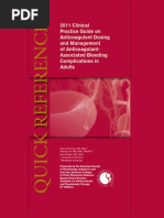 (ASRA) Guidelines Neuraxial and Anticoagulation | PDF