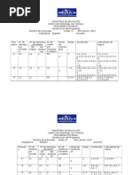 MEDUCA Tabla de 5 A 75 | PDF