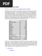 Arabic Root System | PDF | Languages Of Israel | Lexicology