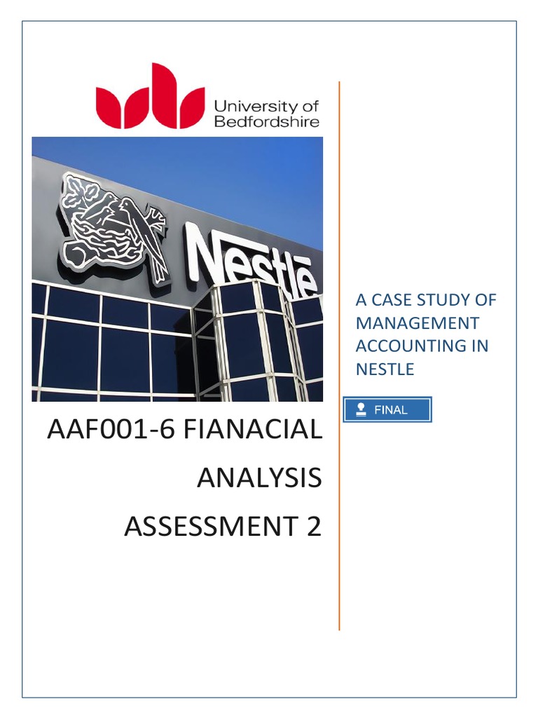 Application of Management Accounting Techniques at Nestle: A Case Study ...