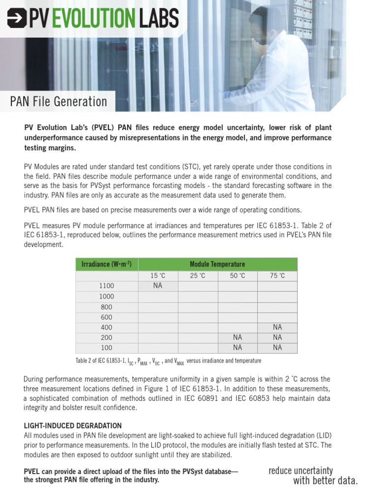 Pvel Pan File 111013 | PDF | Solar Panel | Forecasting