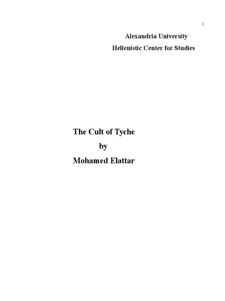 Tyche Real Paper | PDF | Hellenistic Period | Ancient Greece