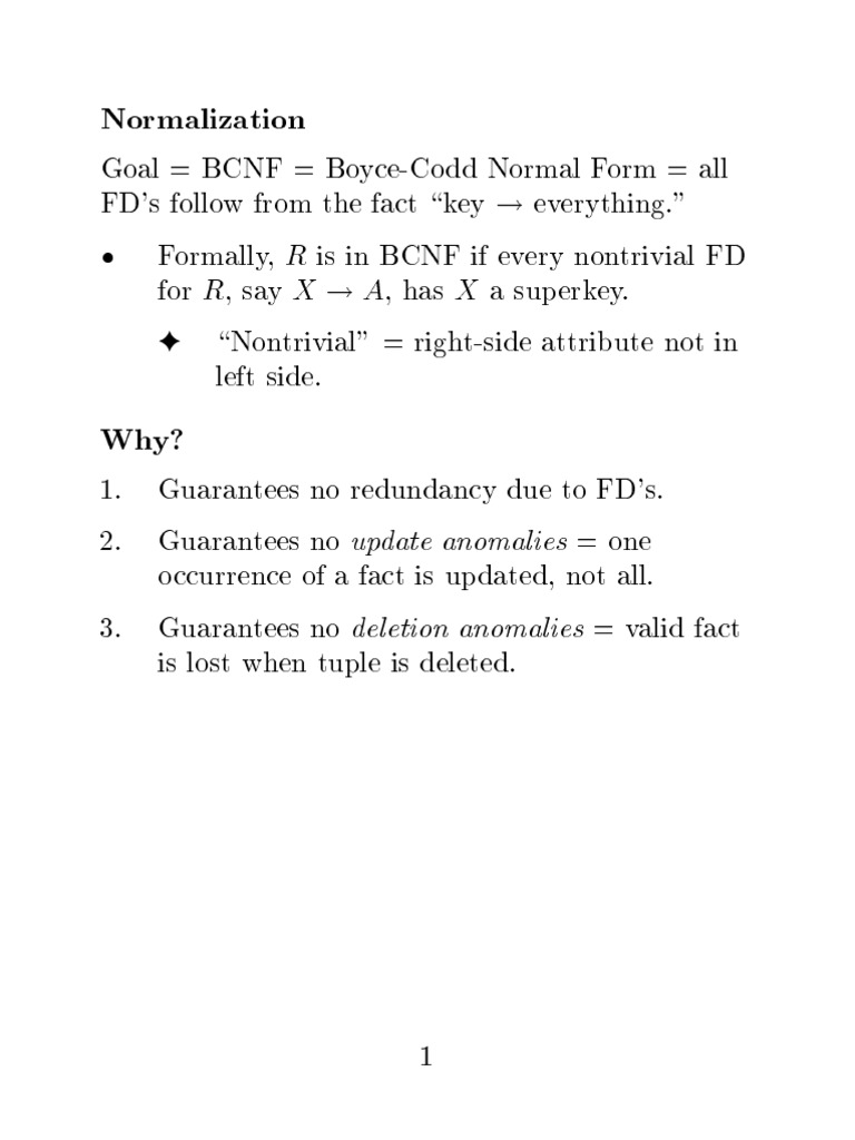 Normalization: Update Anomalies Deletion Anomalies | PDF | Areas Of Computer Science | Databases