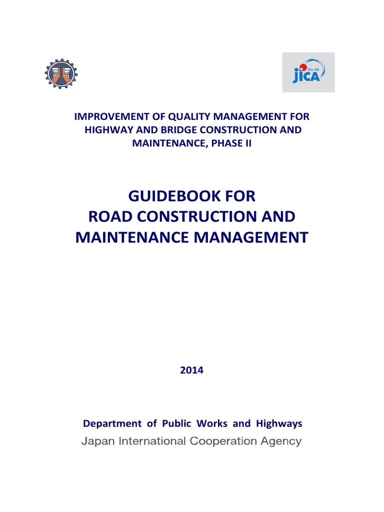 Road Construction and Maintenance Guide | PDF | Technology & Engineering