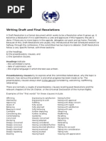 Preambulatory and Operative Clauses | PDF | Clause