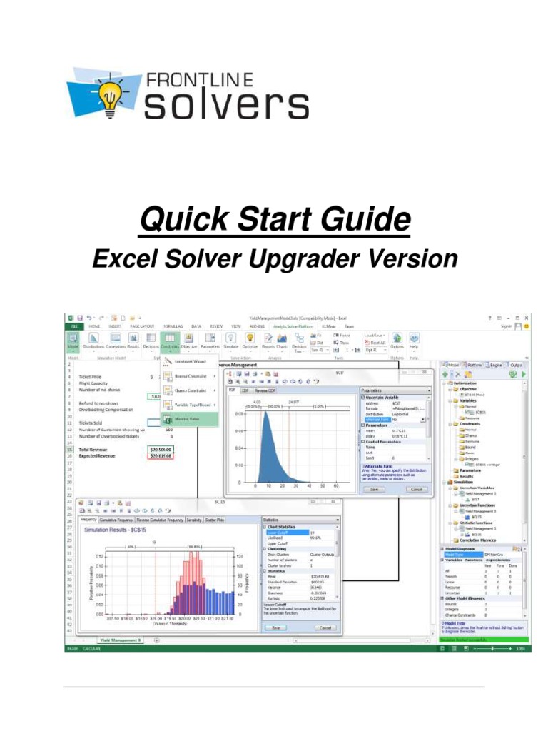 Excel Solver Upgrade Guide | PDF | Microsoft Excel | Time Series