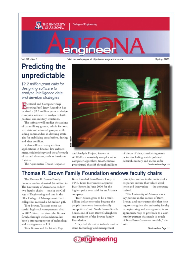 Arizona Engineer Spring 2008 | PDF | Antarctica | Engineering