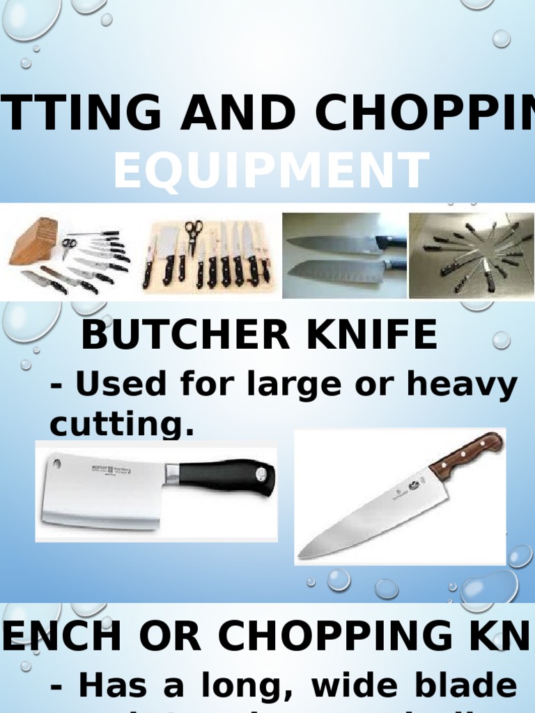 Essential Kitchen Cutting Tools | PDF | Cooking, Food & Wine | Home ...