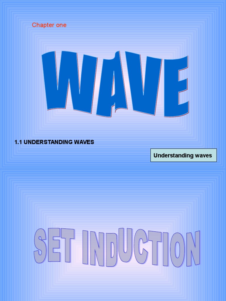 1.1 Wave | PDF | Waves | Frequency