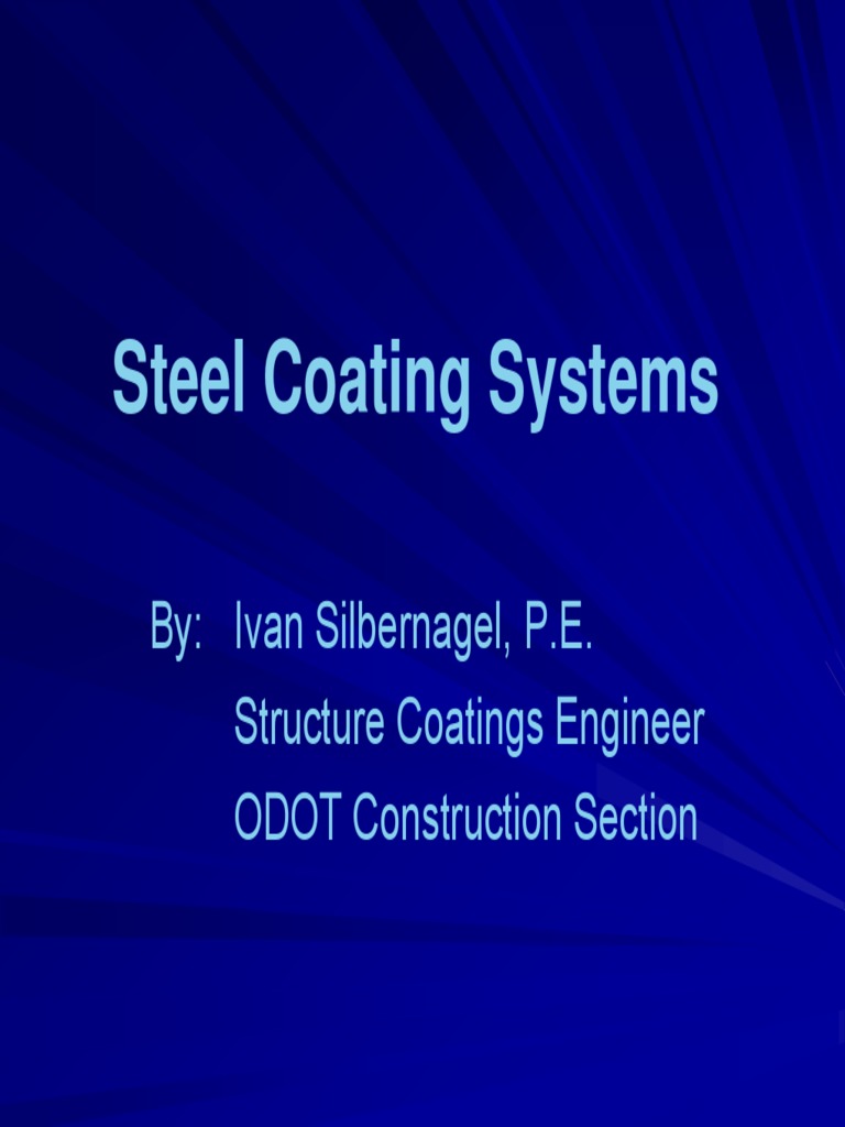 Steel Coating Systems | PDF | Technology & Engineering