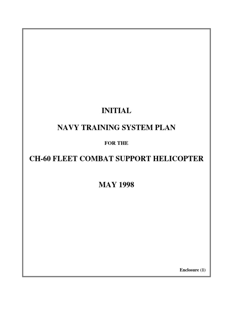 Navy Training System Plan | PDF | Sikorsky Uh 60 Black Hawk | United ...