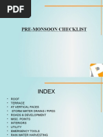 Pre Monsoon Checklist | PDF | Safety | Nature