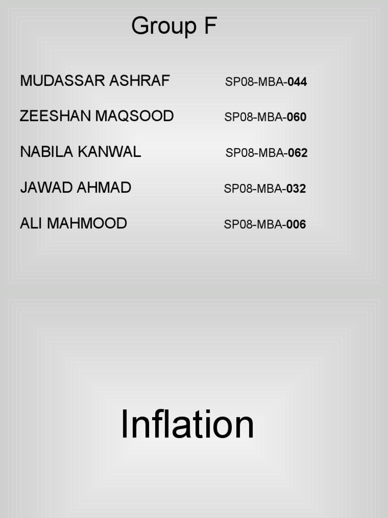 Group F: Mudassar Ashraf Zeeshan Maqsood Nabila Kanwal Jawad Ahmad Ali Mahmood | PDF | Consumer ...