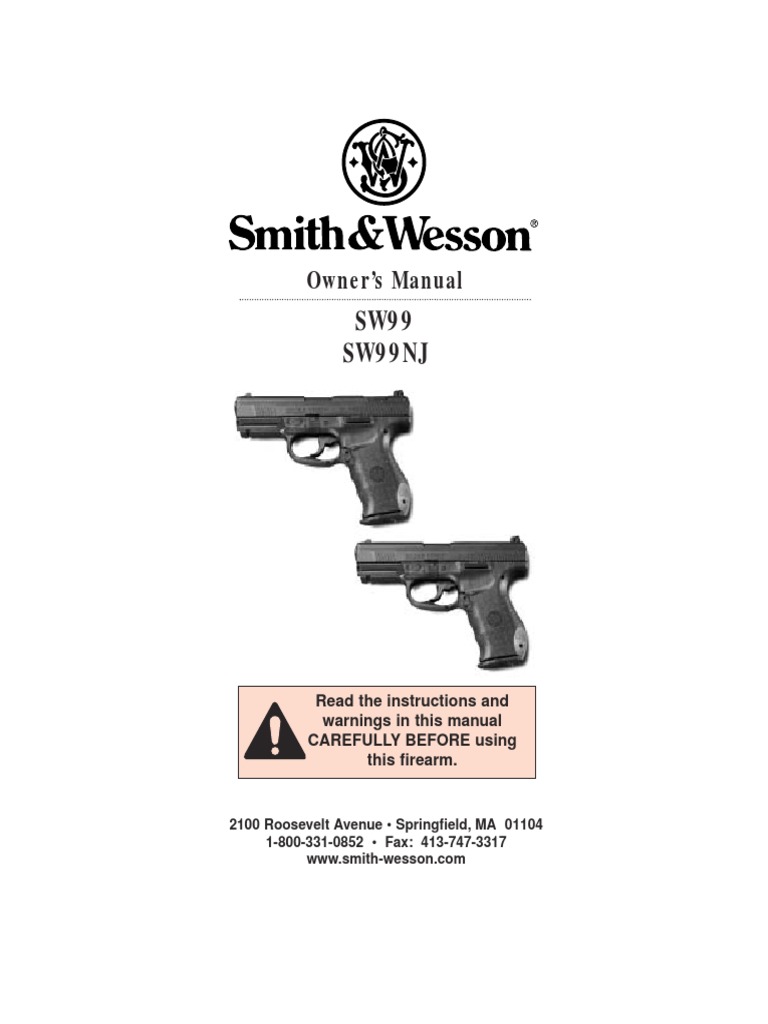S&W 99 | Download Free PDF | Trigger (Firearms) | Handgun