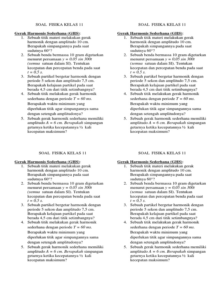 Soal Elastisitas Dan GHS | PDF