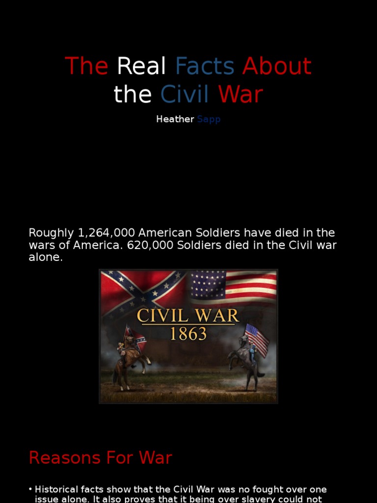 Civil War: Beyond Slavery's Myths | PDF | Confederate States Army ...