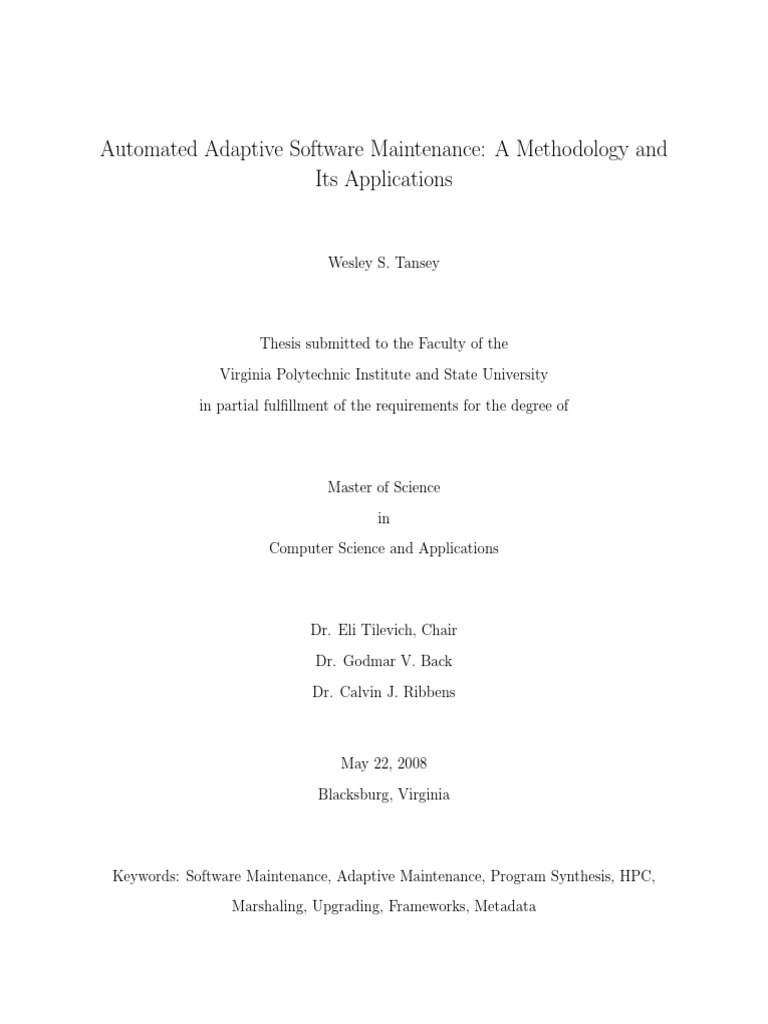 Thesis For Master Science | PDF | C++ | Class (Computer Programming)