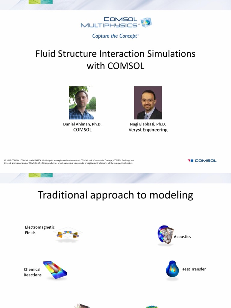 Fluid Structure Interaction in COMSOL | PDF | Pump | Fluid Dynamics